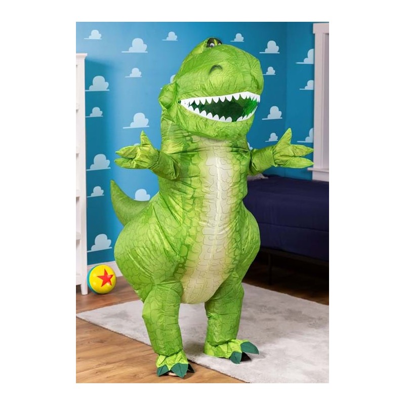Disfraz inflable de Rex de Toy Story para adulto